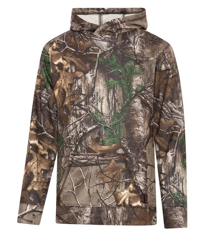 REALTREE FLEECE HOODED YOUTH SWEATSHIRT Y2034 - Great West Graphics