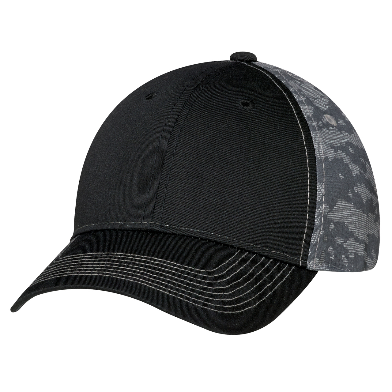 6 PANEL CONSTRUCTED FULL-FIT CAP 3K867M - Great West Graphics