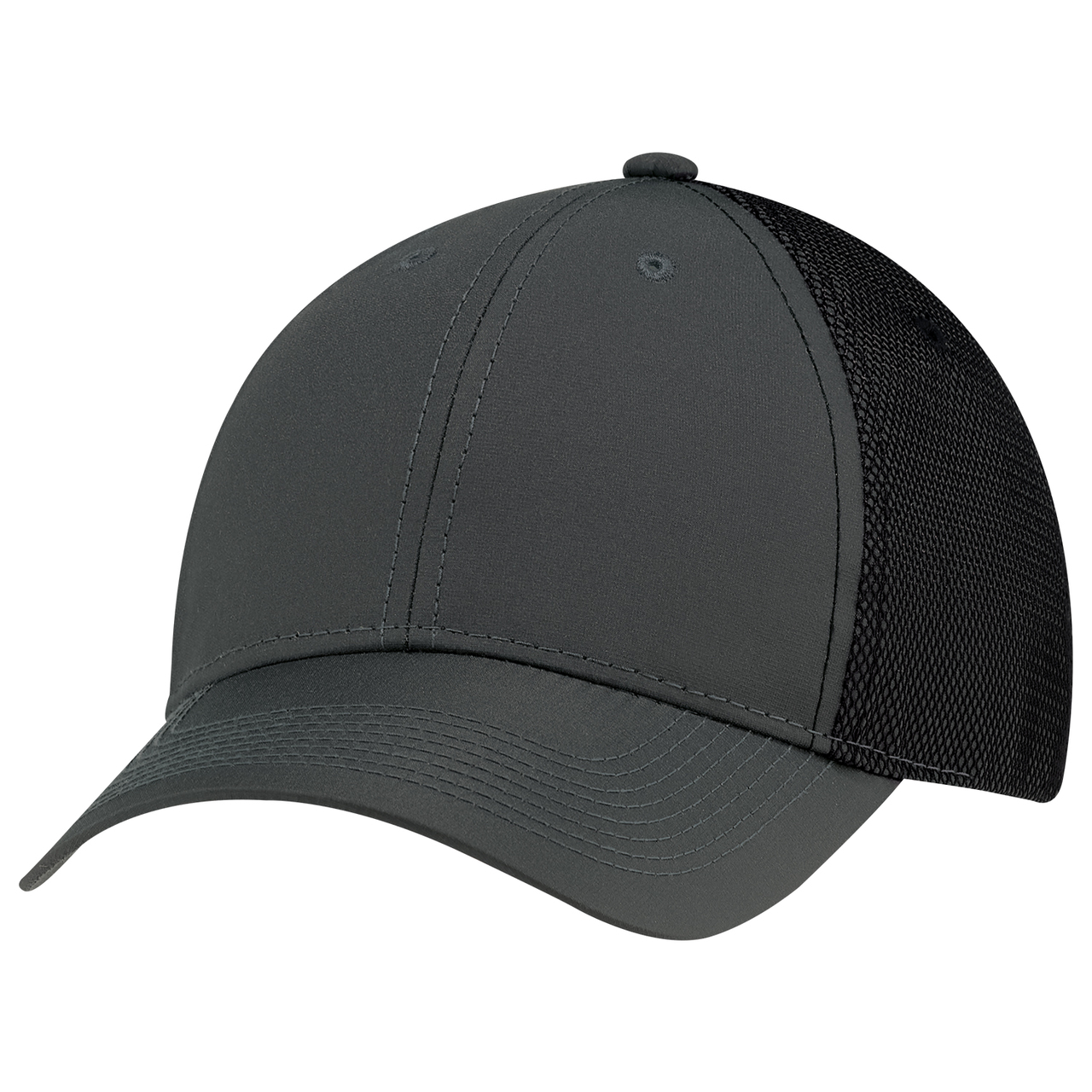 POLYESTER 1B637M RIP STOP BONDED MESH CAP - Great West Graphics