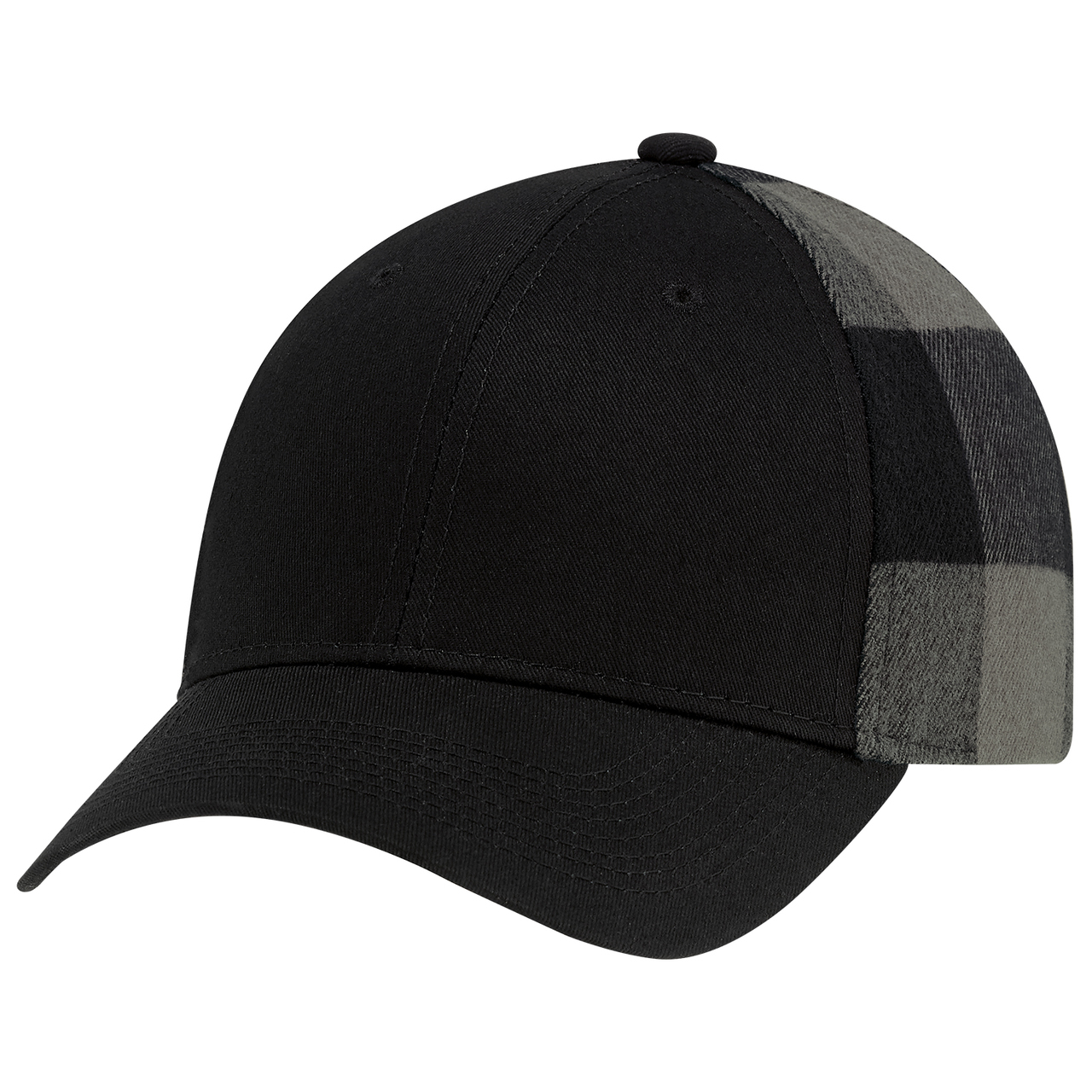 6 PANEL CONSTRUCTED FULL-FIT LUMBERJACK CAP 5Q637M - Great West Graphics