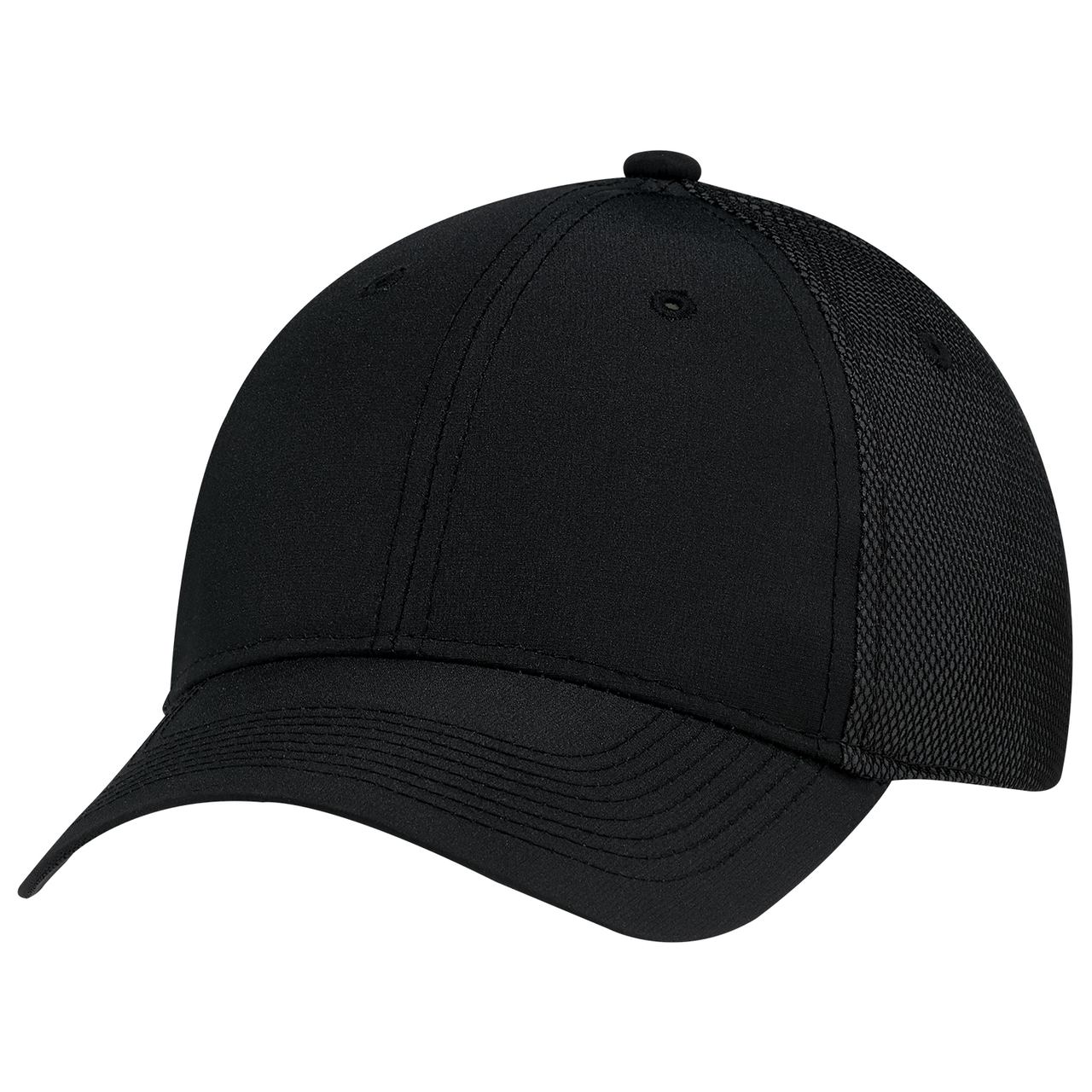POLYESTER 1B637M RIP STOP BONDED MESH CAP - Great West Graphics