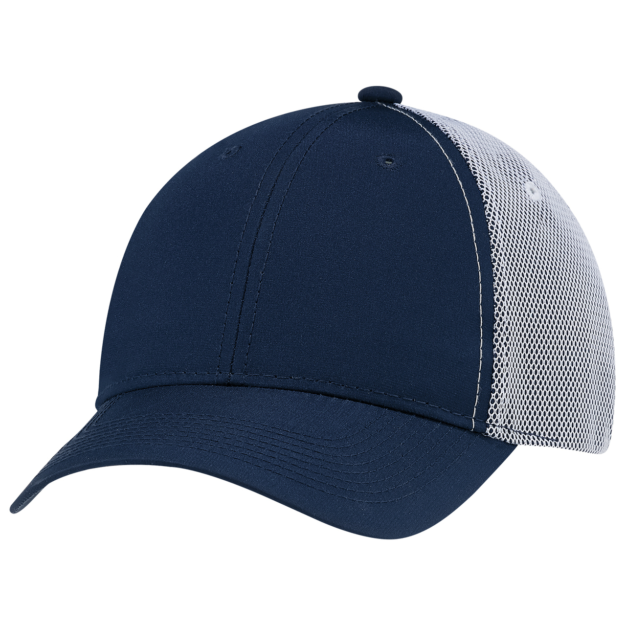 POLYESTER 1B637M RIP STOP BONDED MESH CAP - Great West Graphics