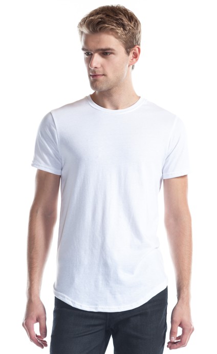 Men's Scoop Bottom T-Shirt Style 39 - Great West Graphics