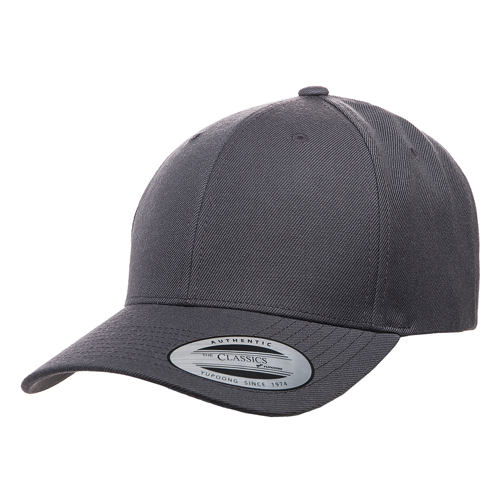 YUPOONG PREMIUM CURVED VISOR SNAPBACK - Great West Graphics